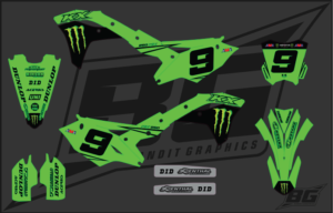 Kawasaki Semi-Custom Sticker Kits - Order Online Today - Bandit Graffix